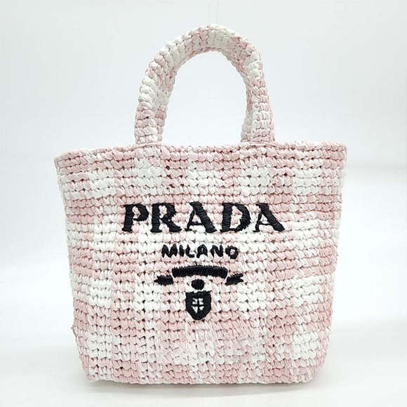 Prada | Bags | Prada Raffia Tote Bag | Poshmark